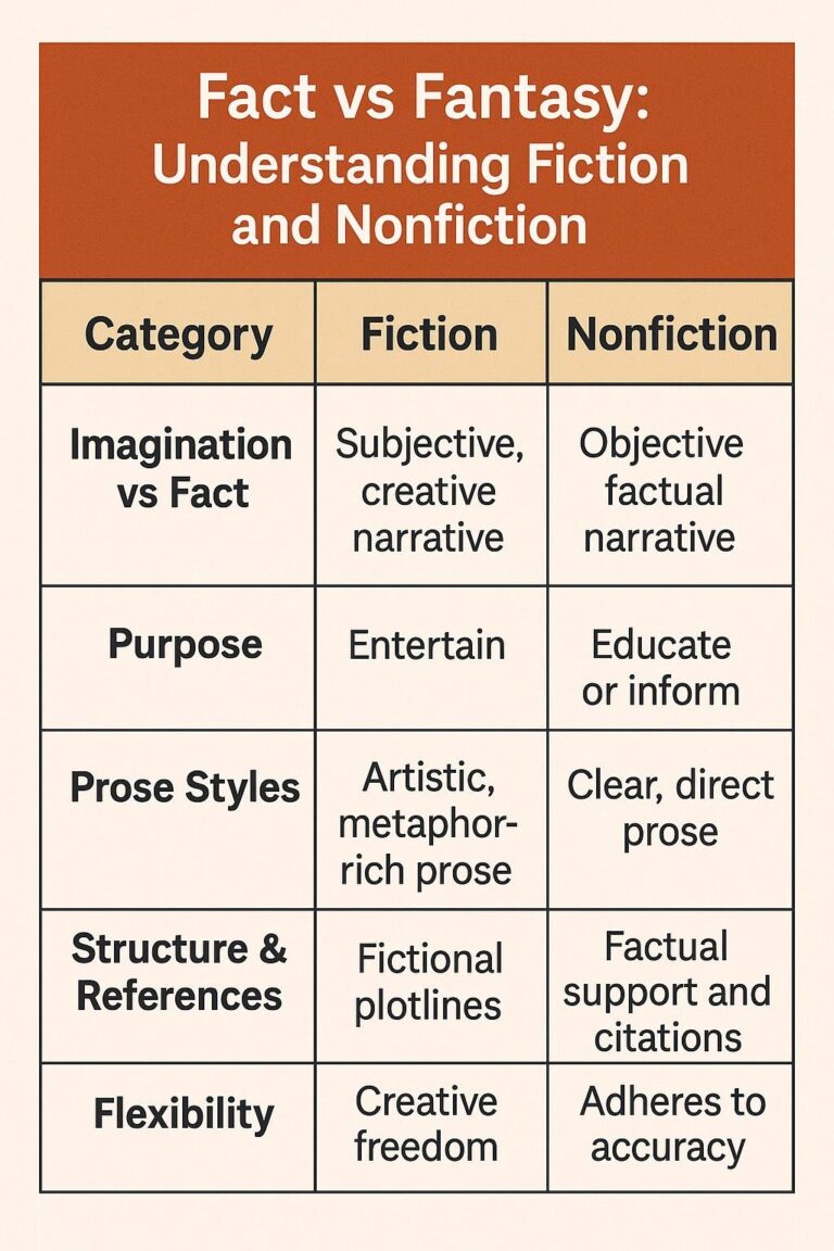 Fiction vs Nonfiction Explained: What Readers Should Know