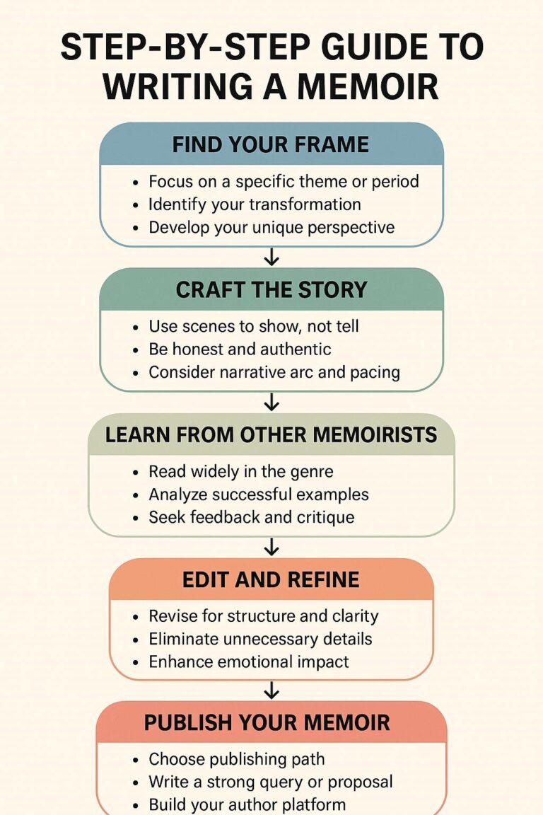 How to Write a Memoir, Step by Step: The Shape of a True Story ...