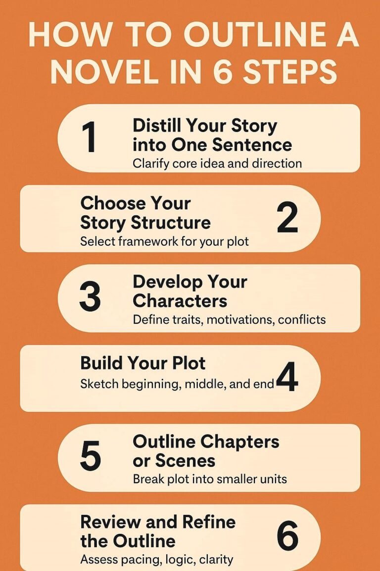 How to Outline a Novel in 6 Steps: A Simple Framework