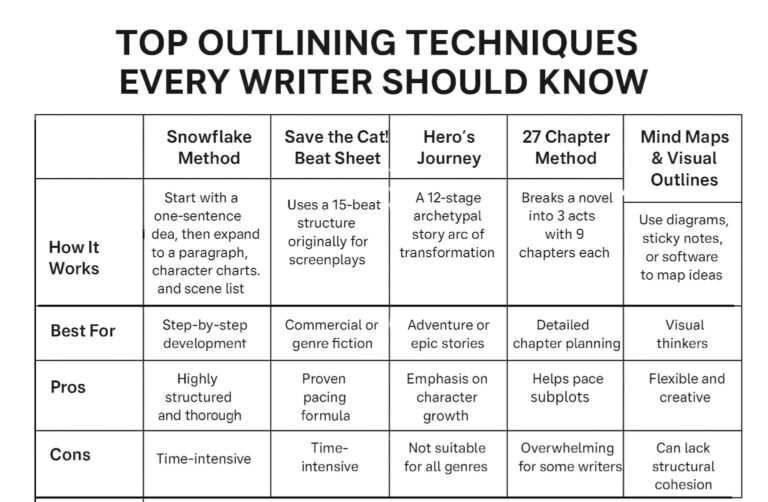 How to Outline a Novel in 6 Steps: A Simple Framework