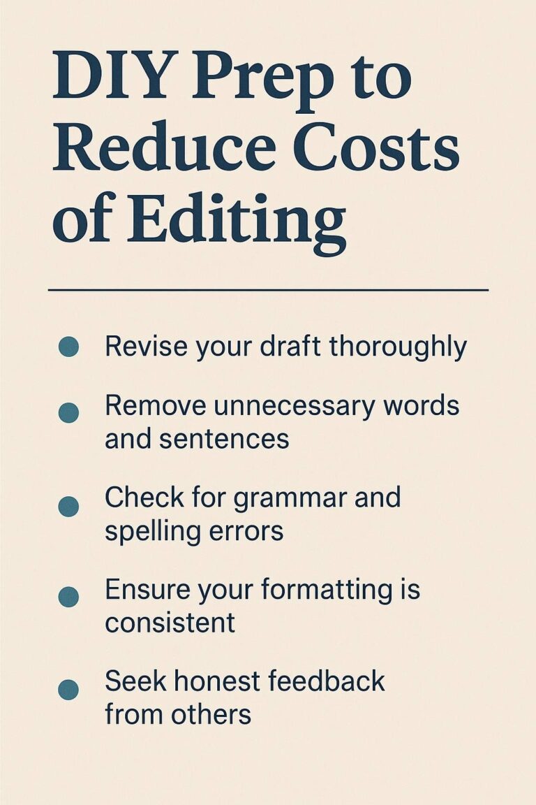 The 4 Levels of Book Editing Every Author Should Know