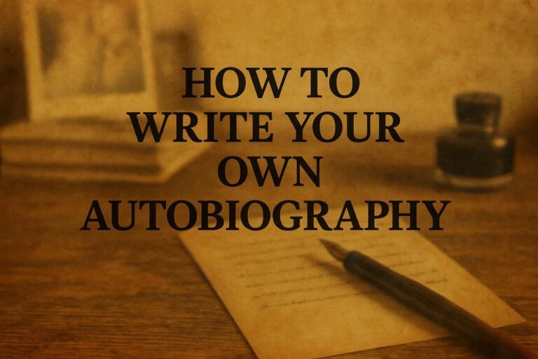 How to Write Your Own Autobiography - A Comprehensive Guide