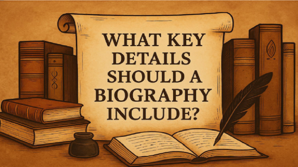 What Should a Biography Include? A Clear Guide