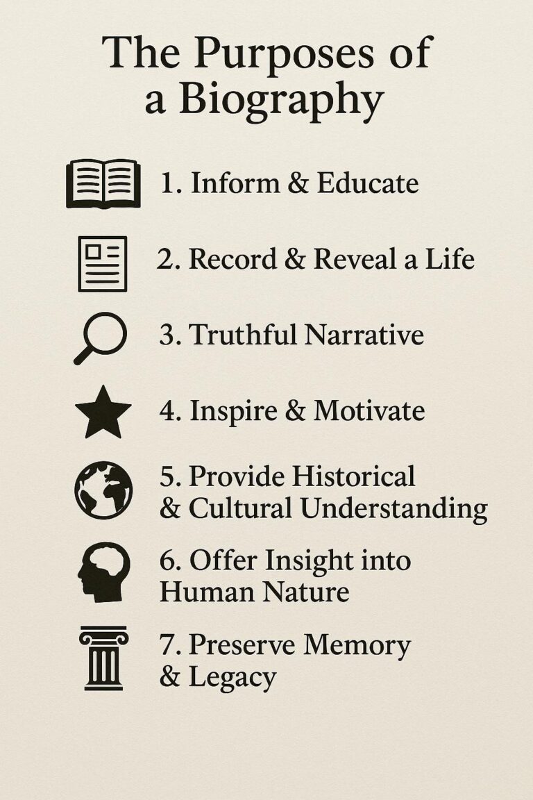 What Is the Purpose of a Biography? Why Life Stories Matter